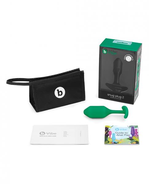 B Vibe Weighted Snug Plug 2 114 Gram Green Bb Store