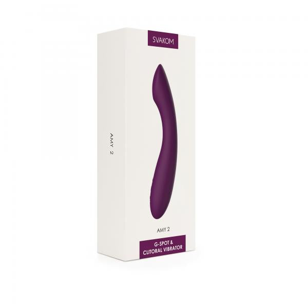 Svakom Amy 2 G-Spot Vibrator - Violet – BB Store
