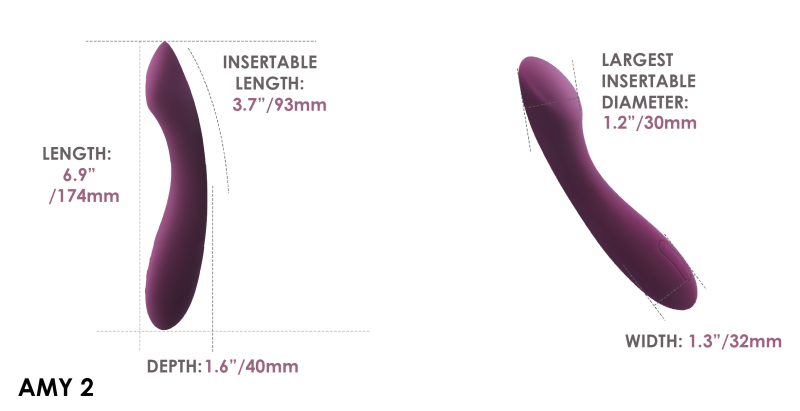 Svakom Amy 2 G-Spot Vibrator - Violet – BB Store