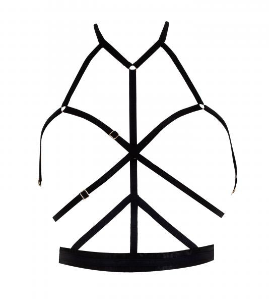 Zuri Harness Bra - Black - – BB Store